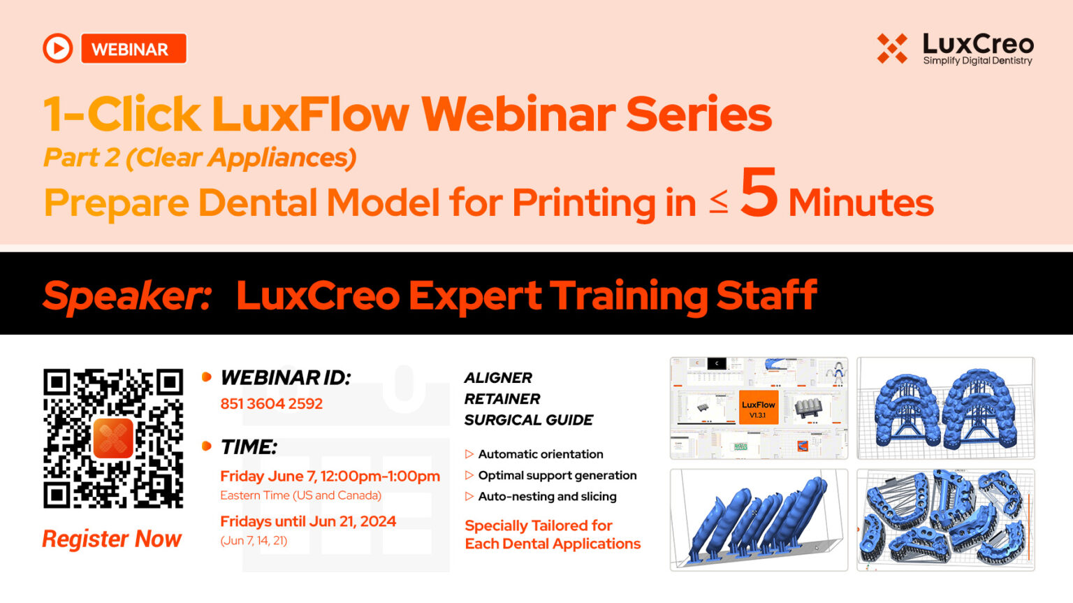 On Demand Webinar: LuxFlow "1-Click" Support Generation and Nesting Software Demonstration - LuxCreo